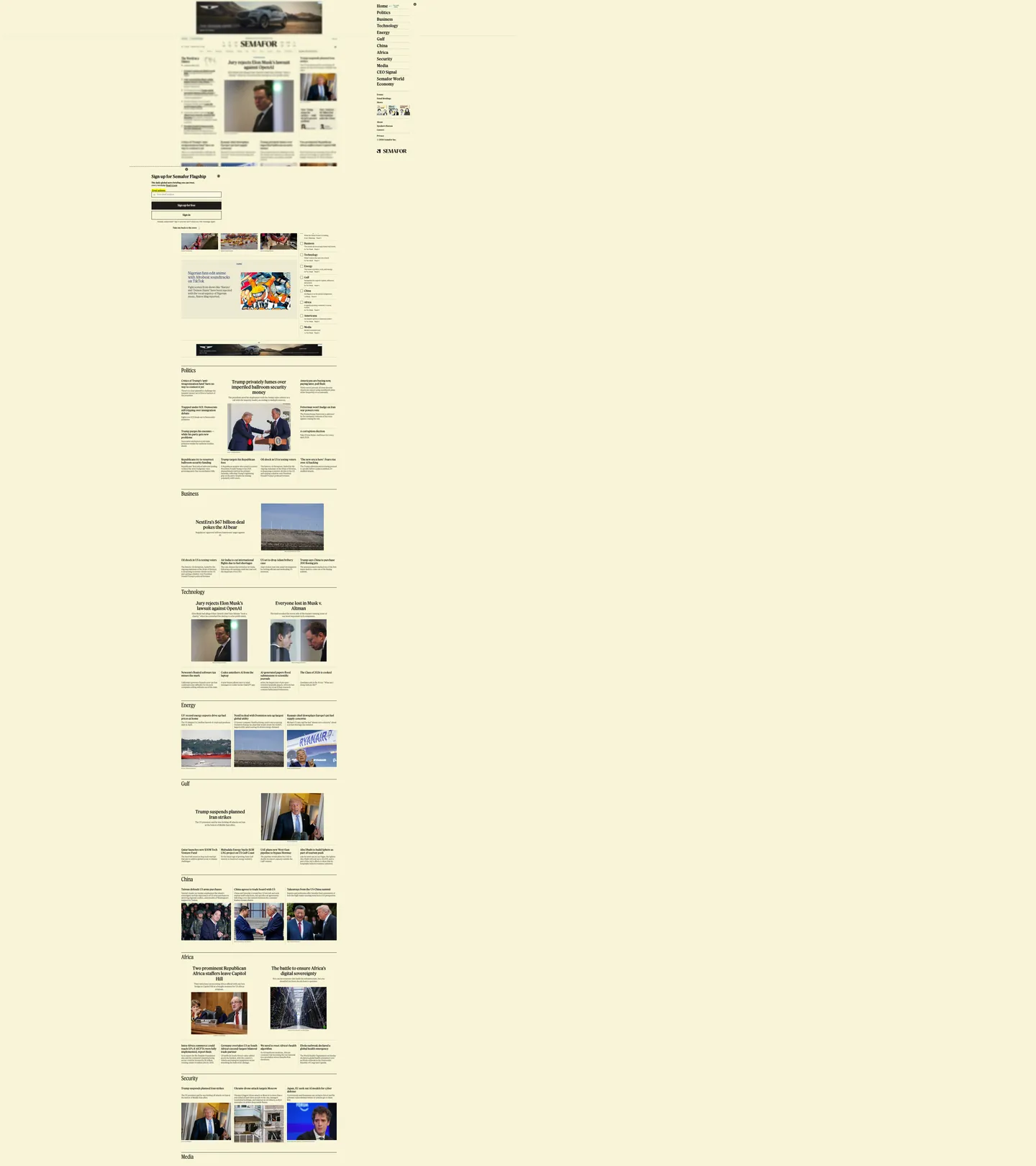 Semafor Design System for React — cream canvas #fffaeb, Feature Flat ...