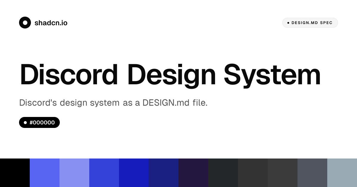 Discord Design System for React — Blurple #5865f2, ABC Ginto Discord ...