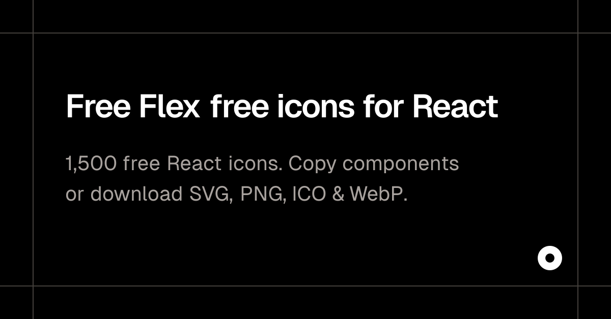 Free Flex free icons for React