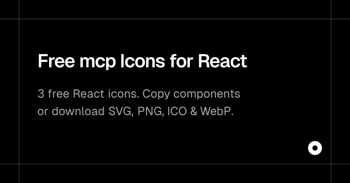 Free mcp Icons for React