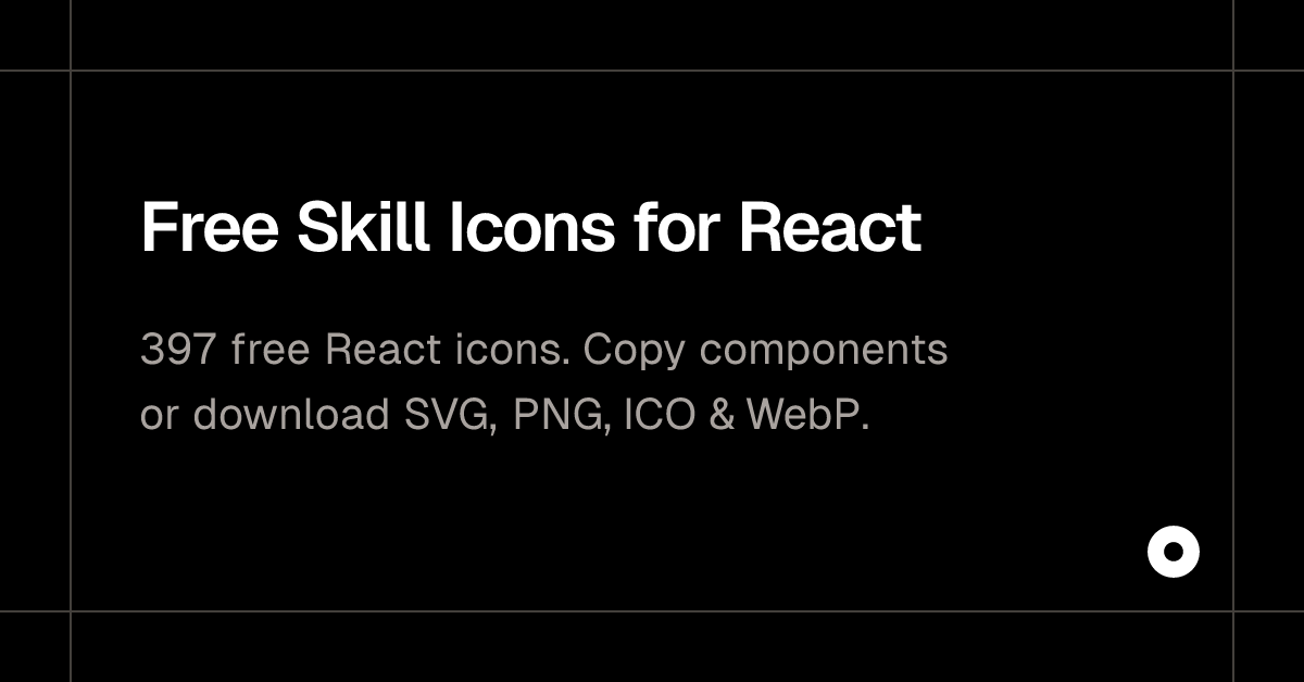 Free Skill Icons for React