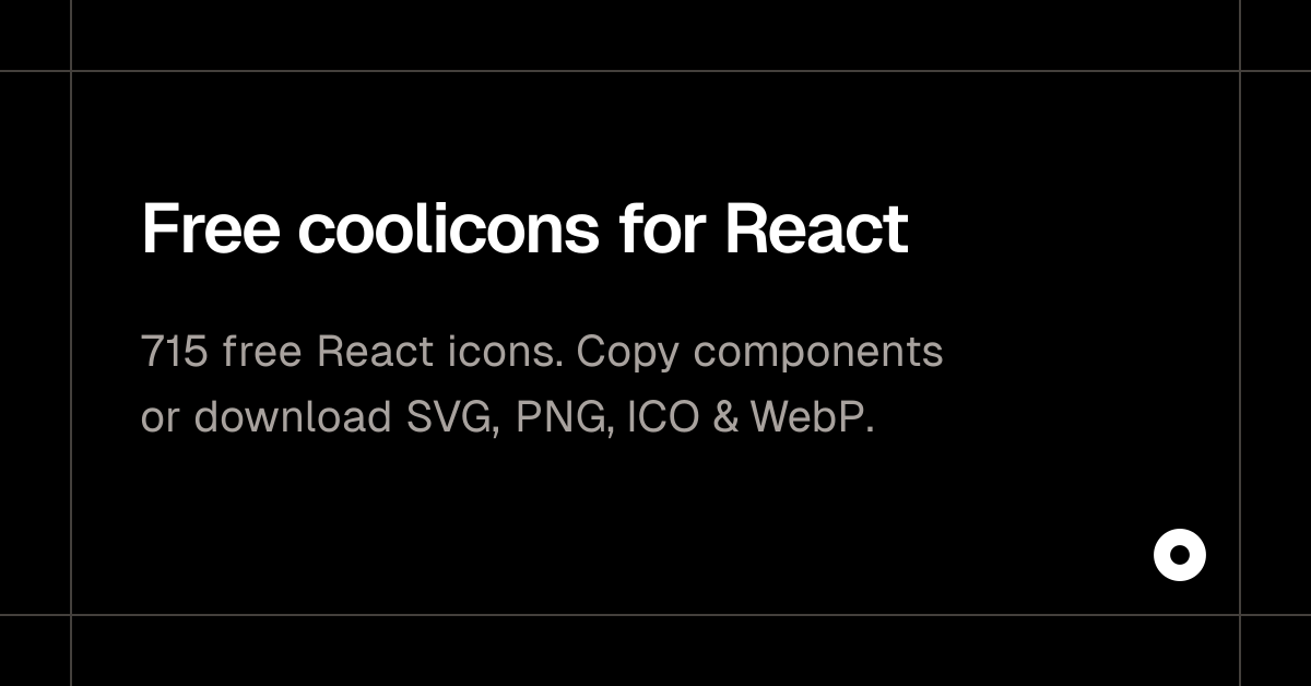 Free coolicons for React