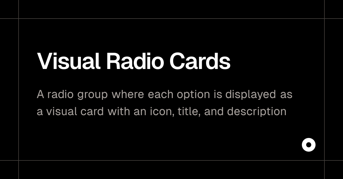 Visual Radio Cards