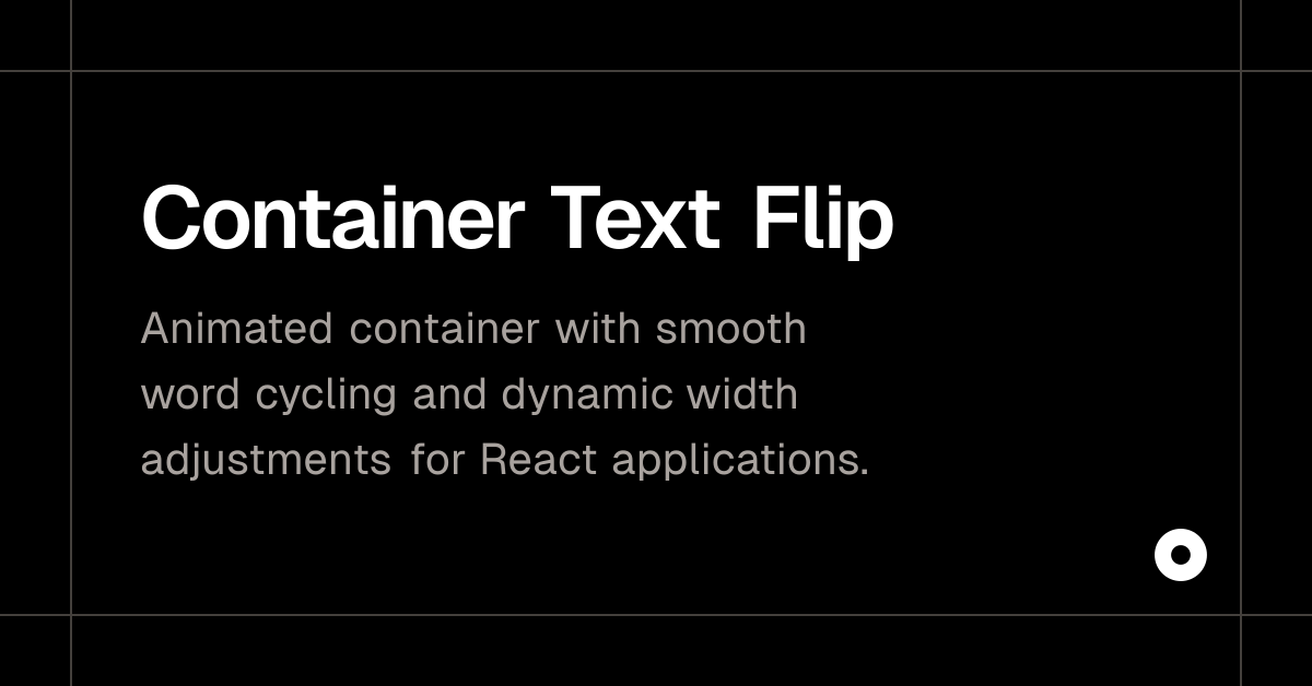 Container Text Flip