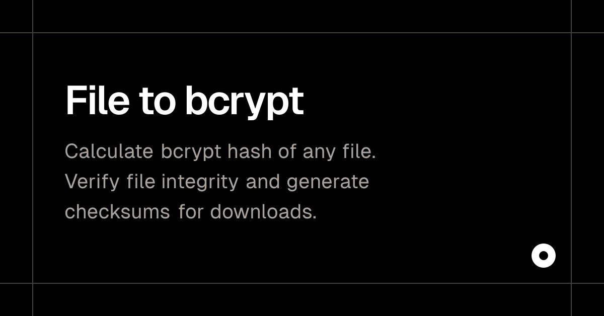 File to bcrypt