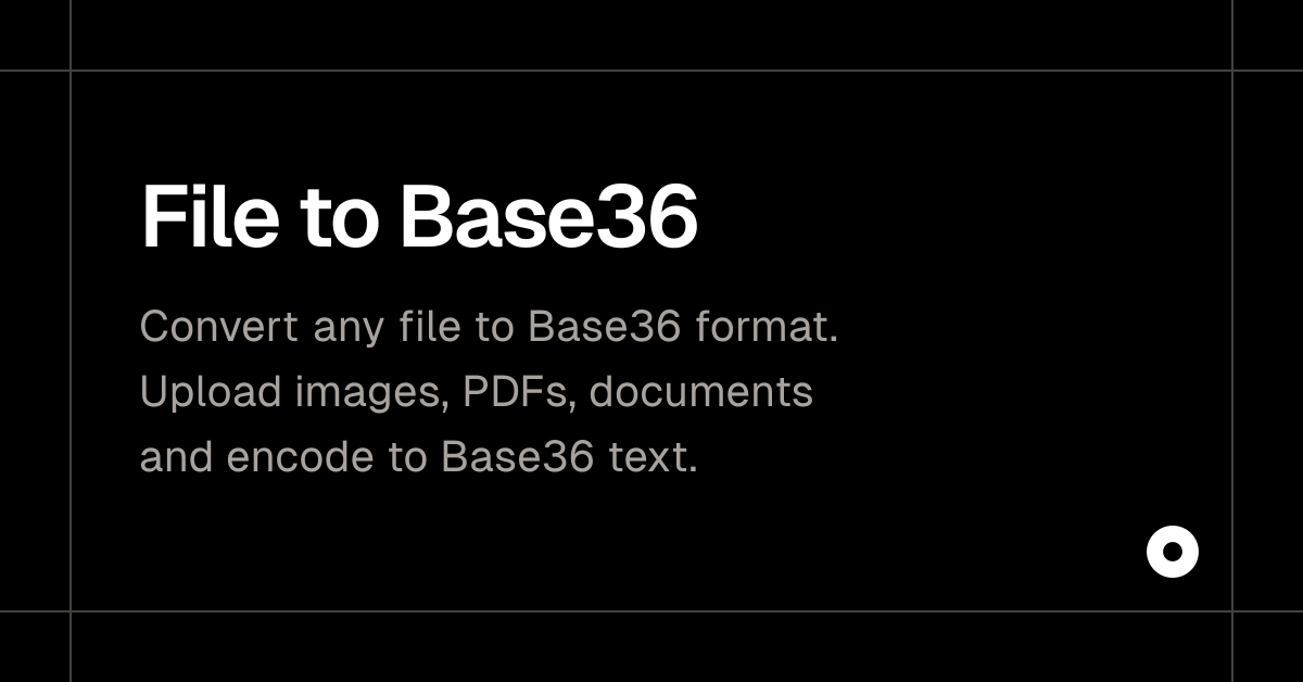 File to Base36