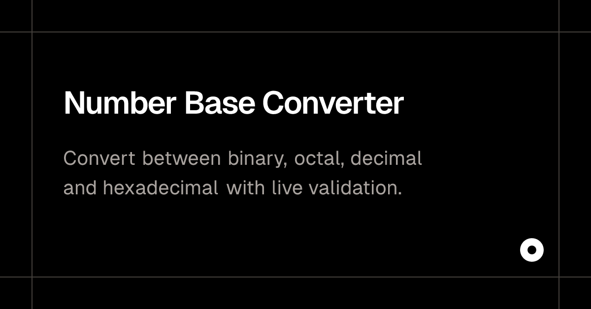 Number Base Converter