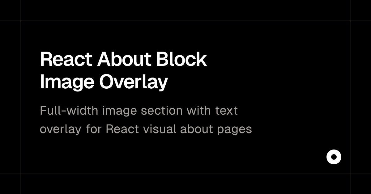 React About Block Image Overlay