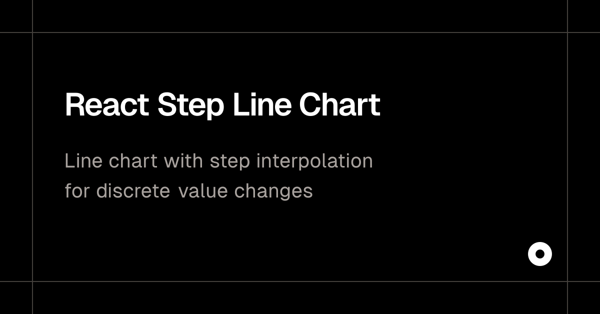 React Step Line Chart