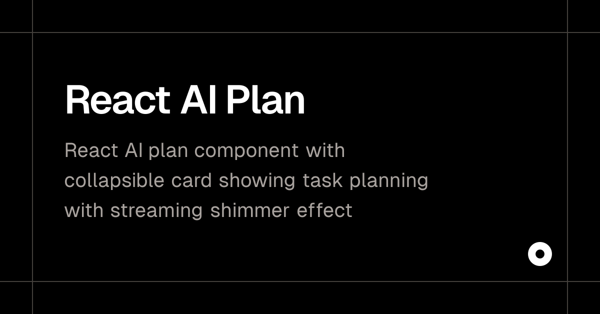 React AI Plan
