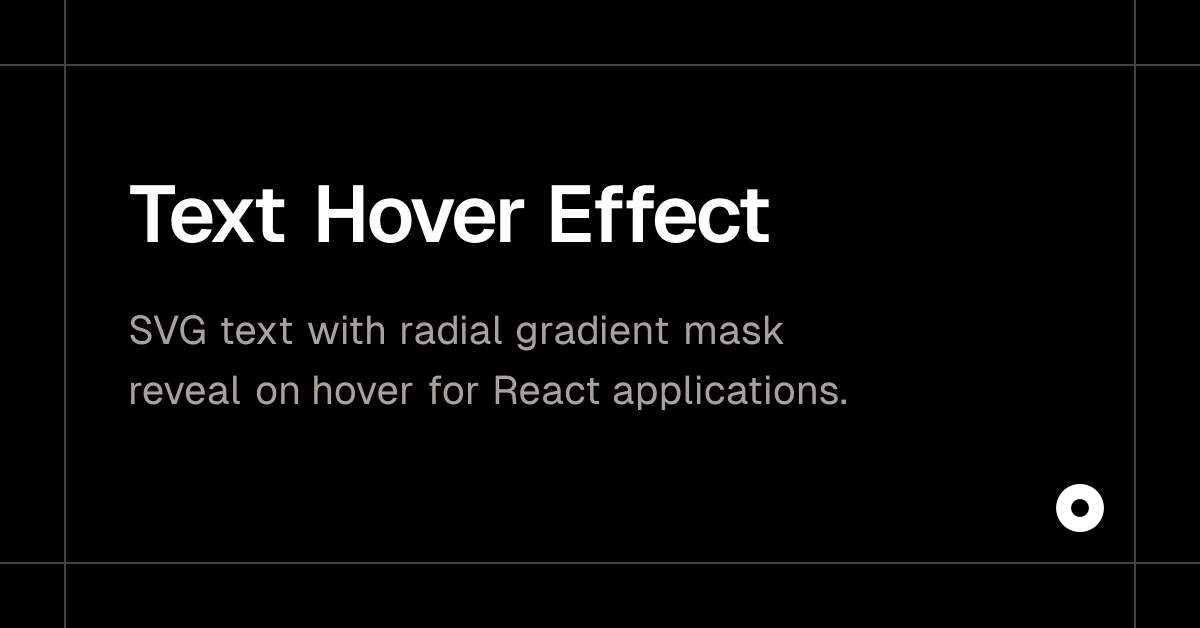 Text Hover Effect