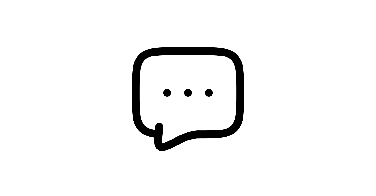 Chat Dots Icon SVG from Akar