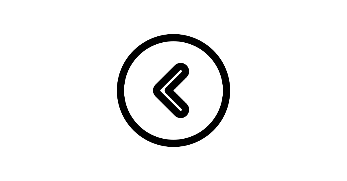 Circle Chevron Left Fill Icon - Akar Icons