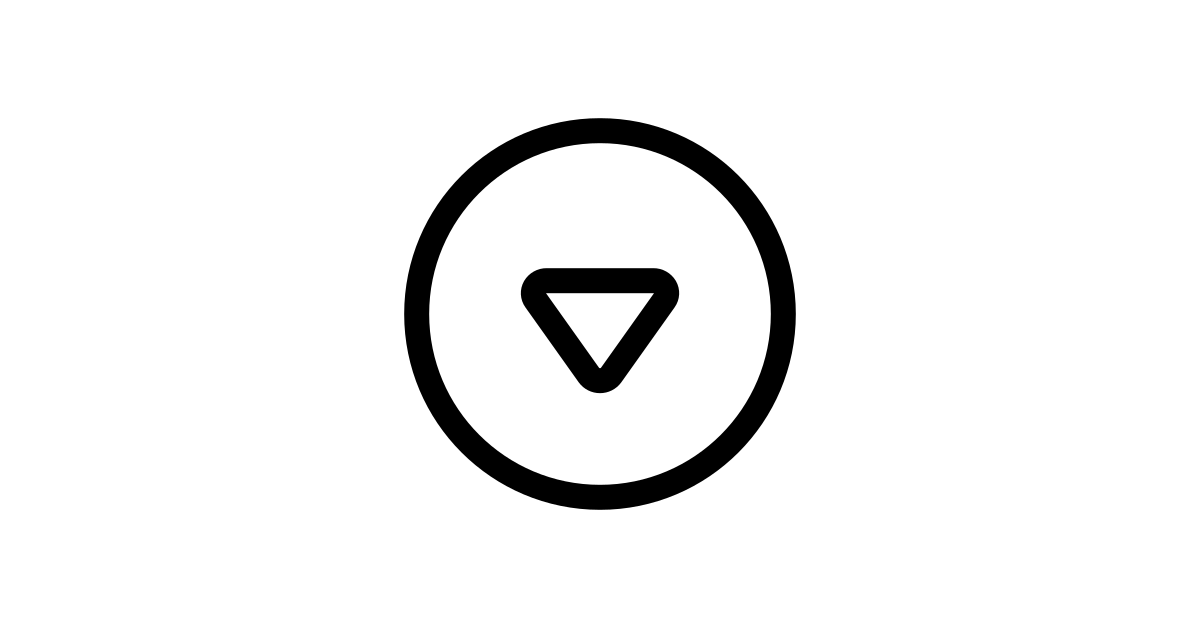 Circle Triangle Down Fill Icon SVG from Akar