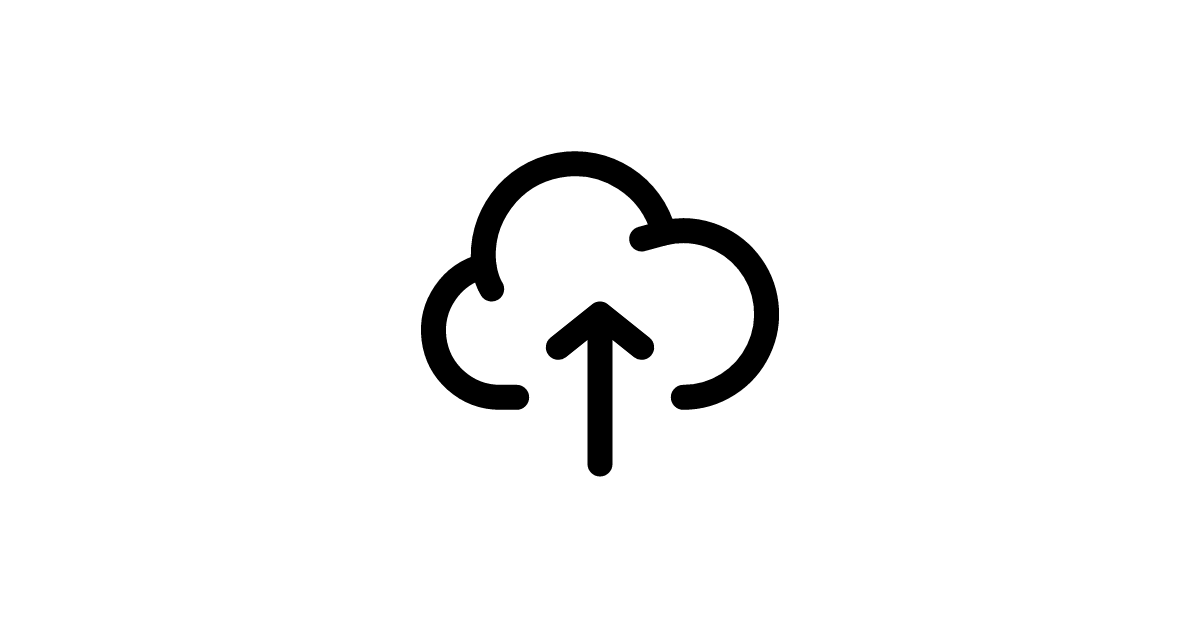 Cloud Upload React Icon SVG