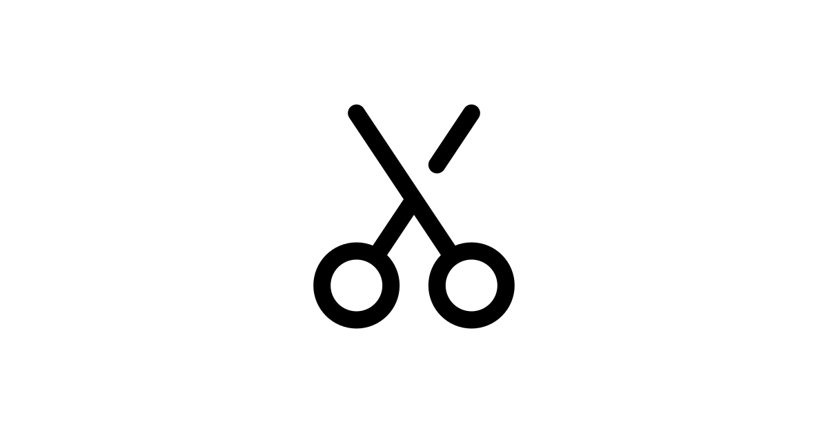 Cut Icon SVG from Akar