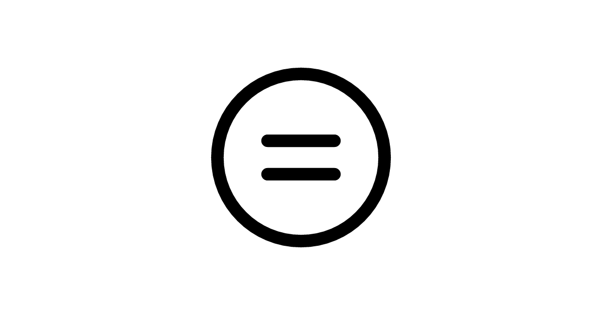 Equal React Icon SVG