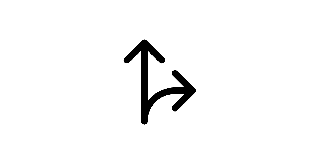 Fork Right Icon - Akar Icons
