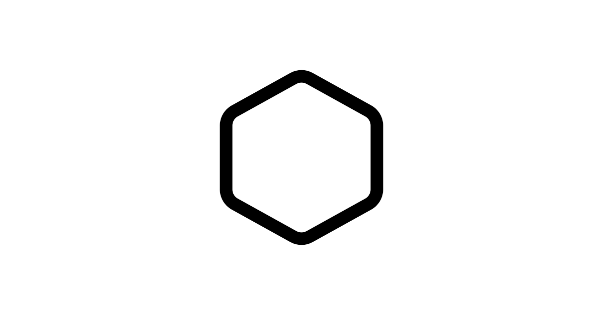 Hexagon React Icon SVG