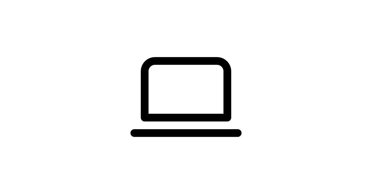 Laptop Device React Icon SVG