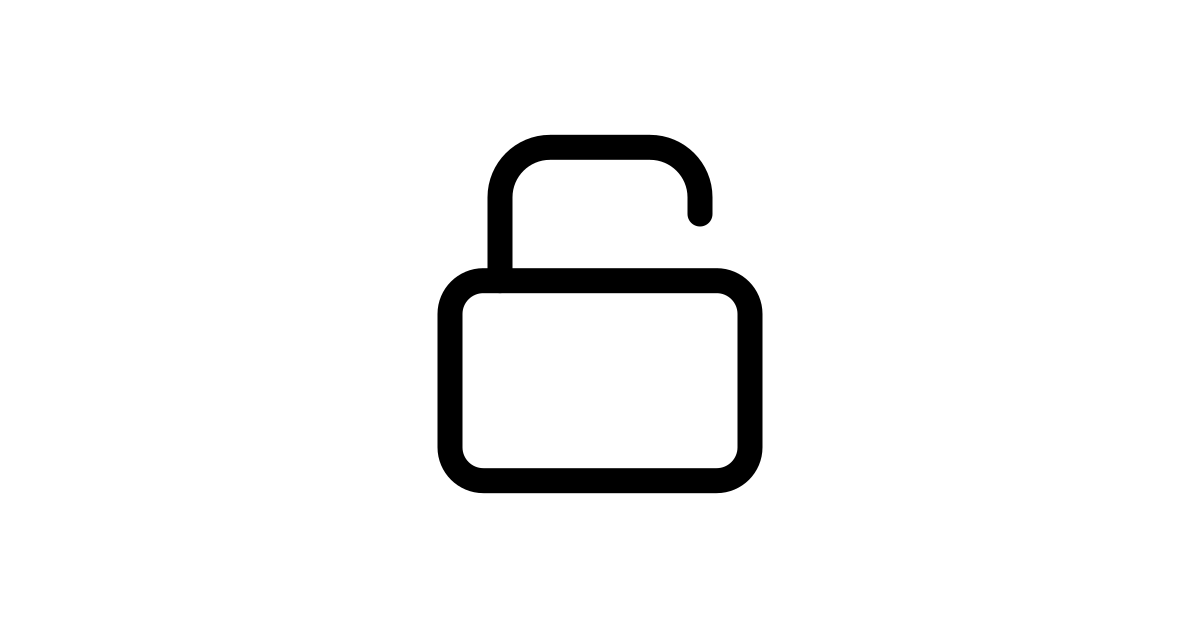 Lock Off React Icon SVG