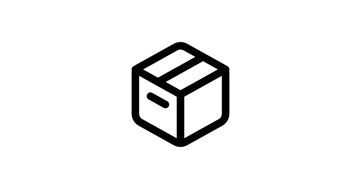 Shipping Box V1 Icon - Akar Icons
