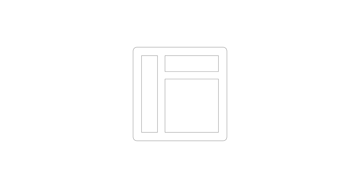 Layout Outlined Icon SVG from Ant Design