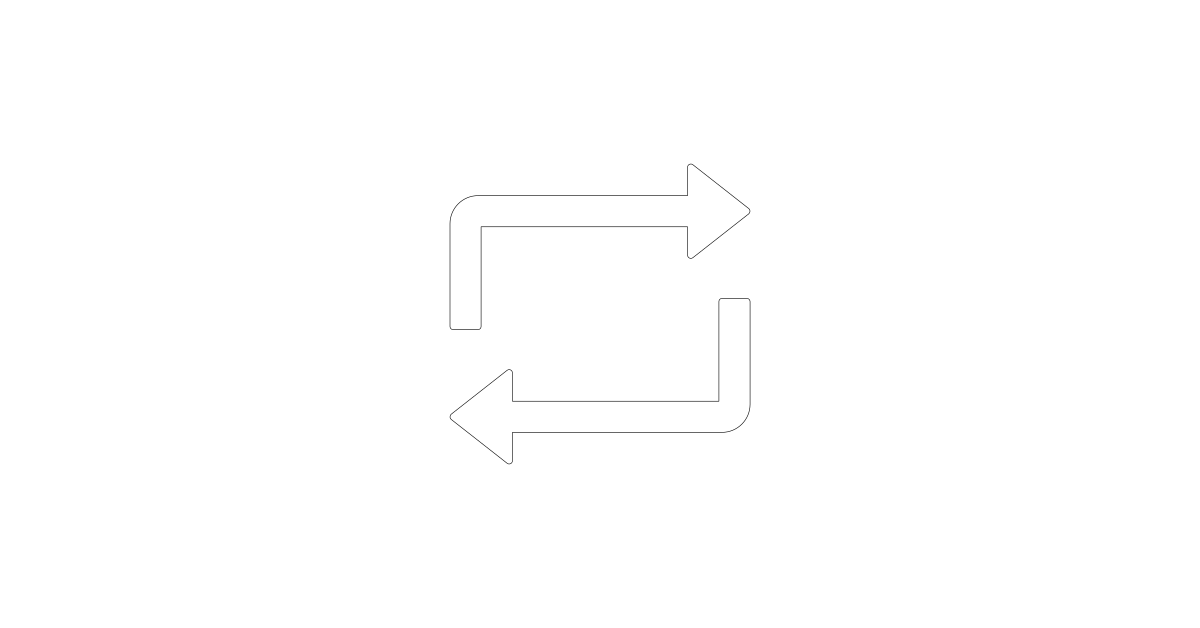 Retweet Outlined Icon - Ant Design Icons
