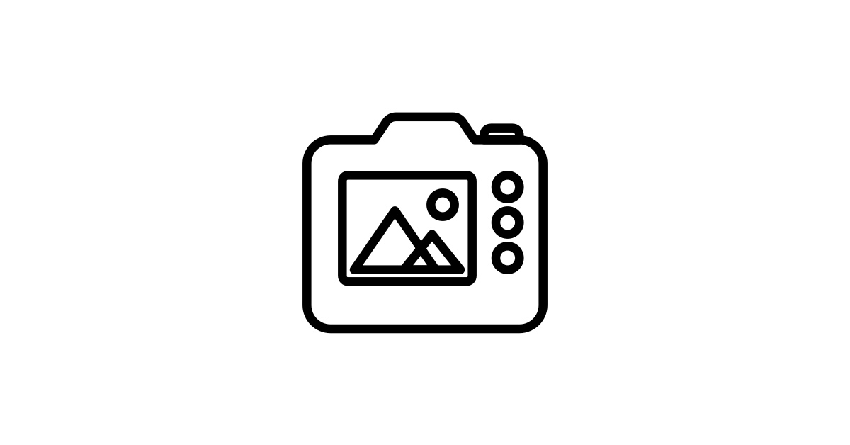 Slr Back Side Icon SVG from Flat Color