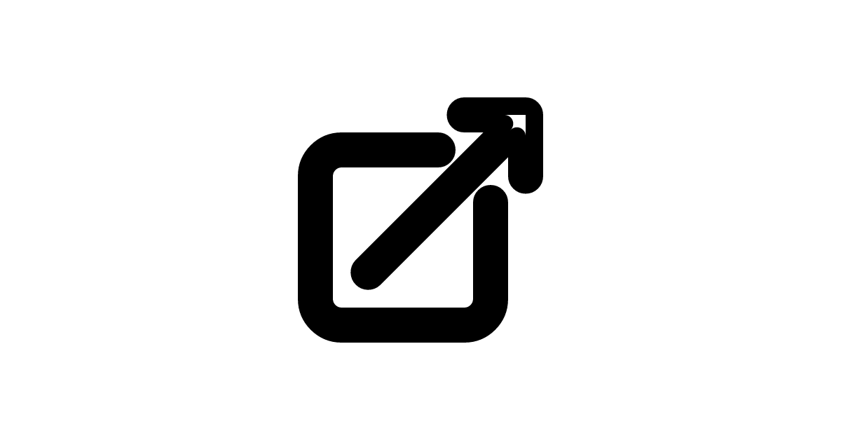 Arrow Top Right On Square Solid Icon SVG from HeroIcons