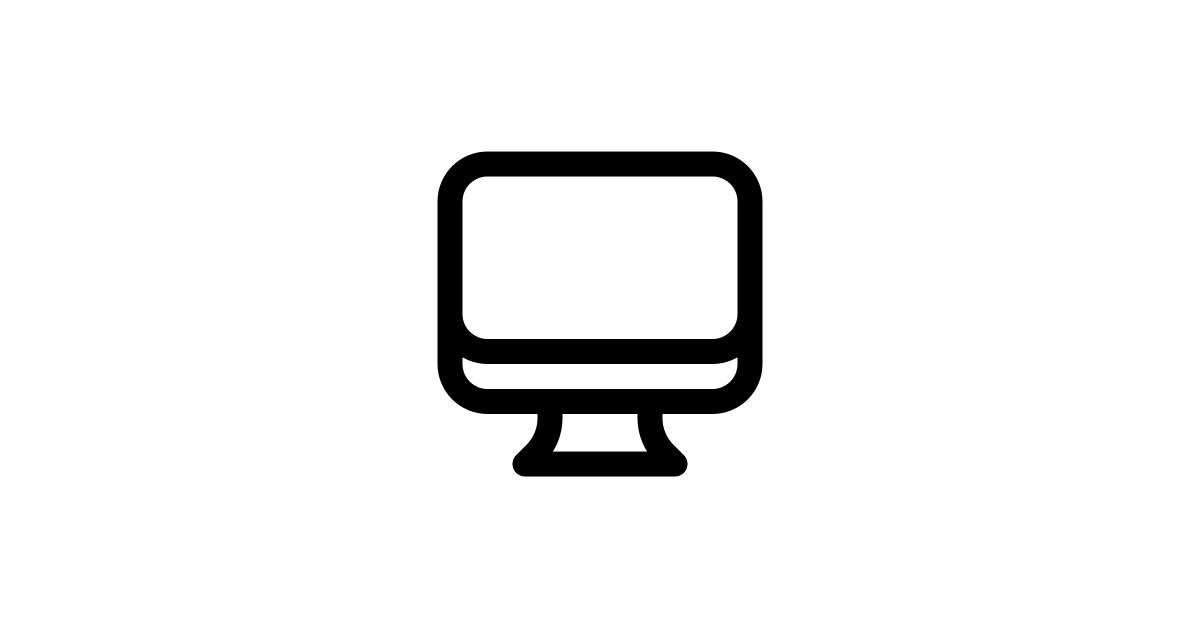 Computer Desktop React Icon SVG