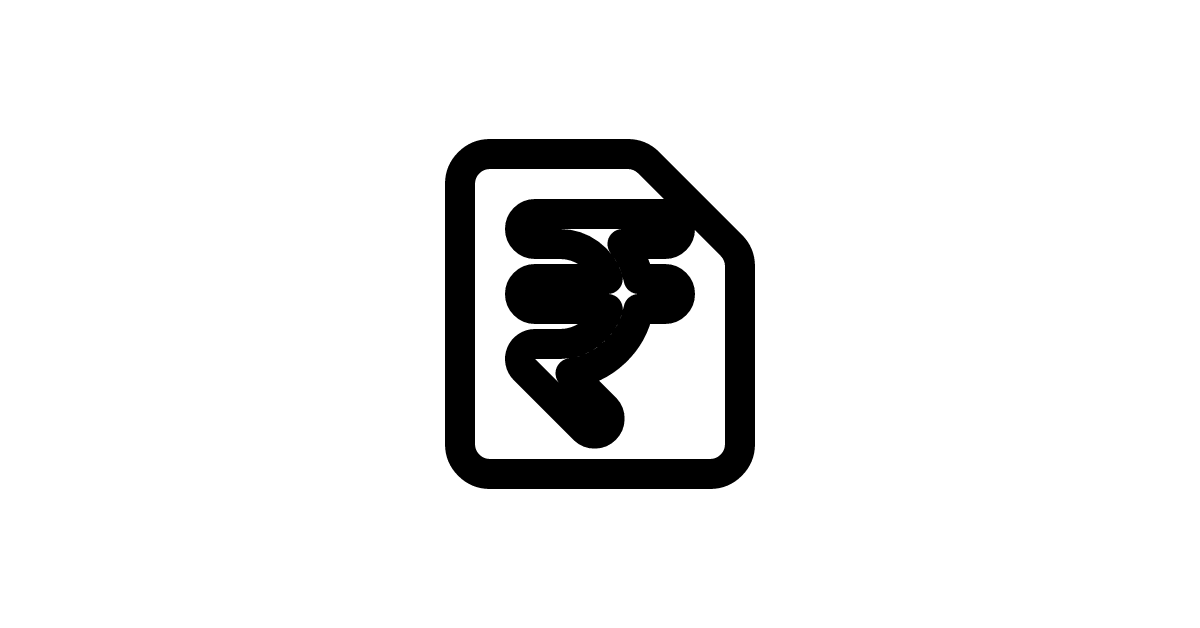 Document Currency Rupee 20 Solid Icon SVG from HeroIcons