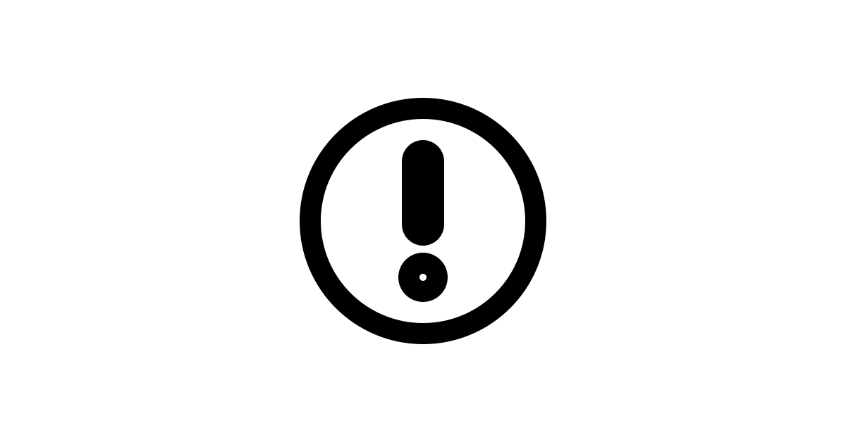Exclamation Circle 20 Solid Icon SVG from HeroIcons