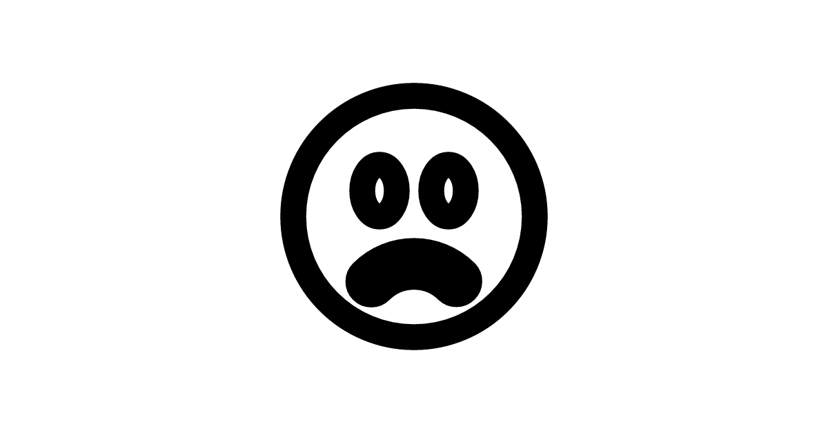 Face Frown 16 Solid React Icon SVG
