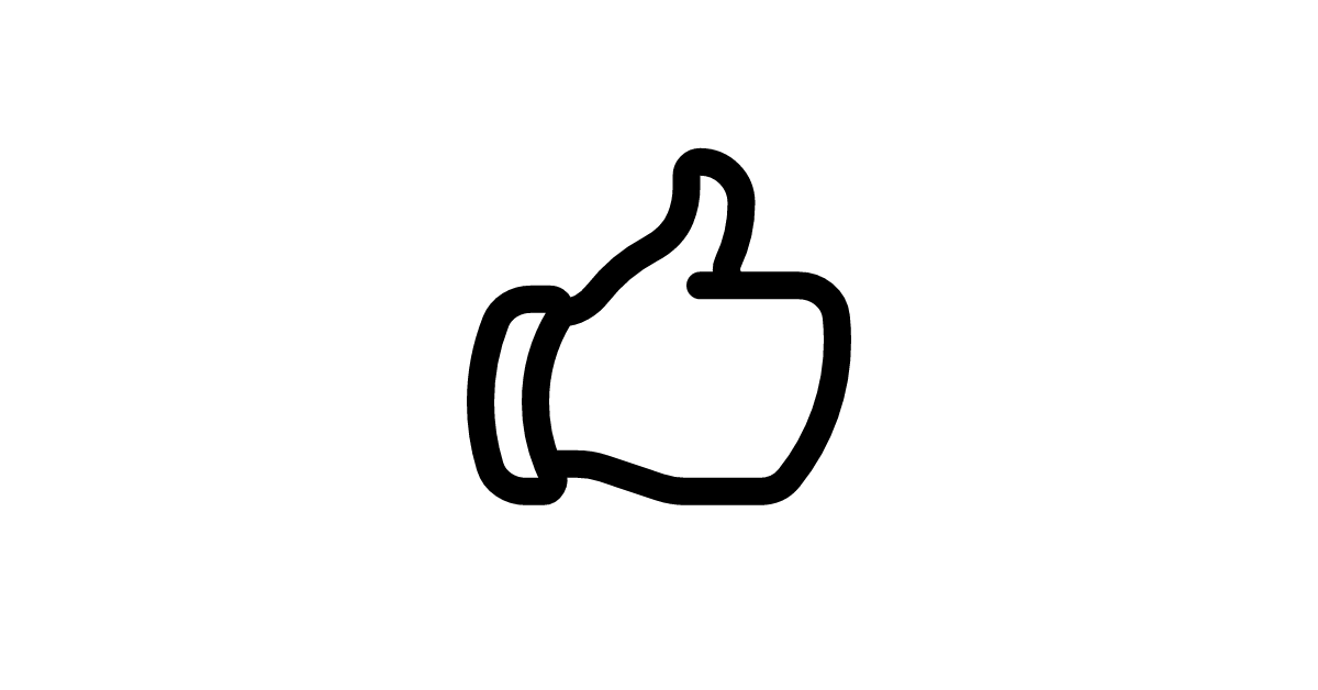 Hand Thumb Up React Icon SVG
