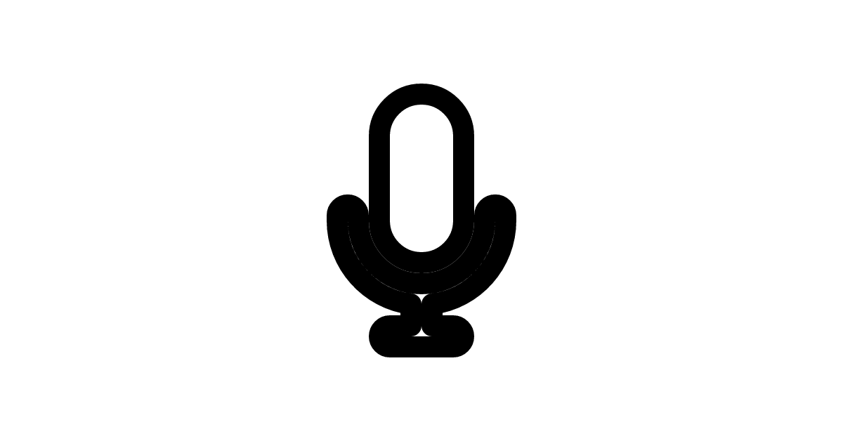 Microphone 20 Solid React Icon SVG