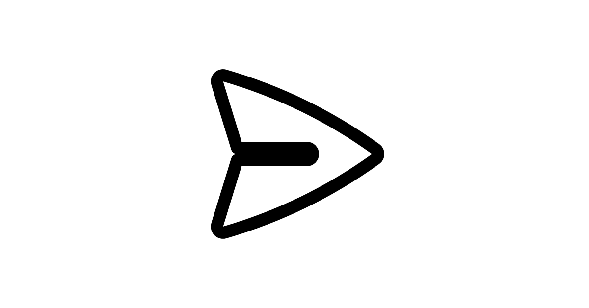 Paper Airplane Solid React Icon SVG