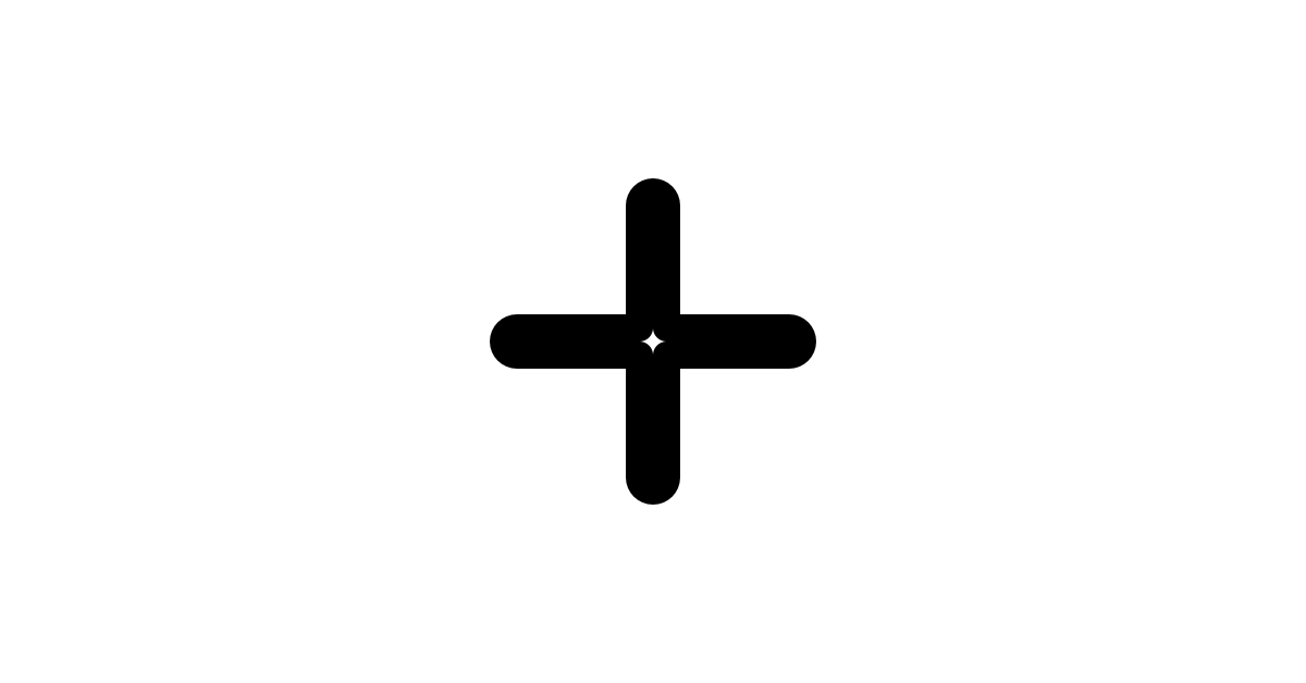 Plus Solid Icon SVG from HeroIcons