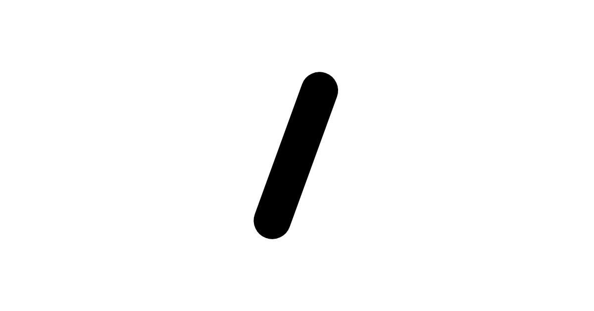 Slash 16 Solid React Icon SVG