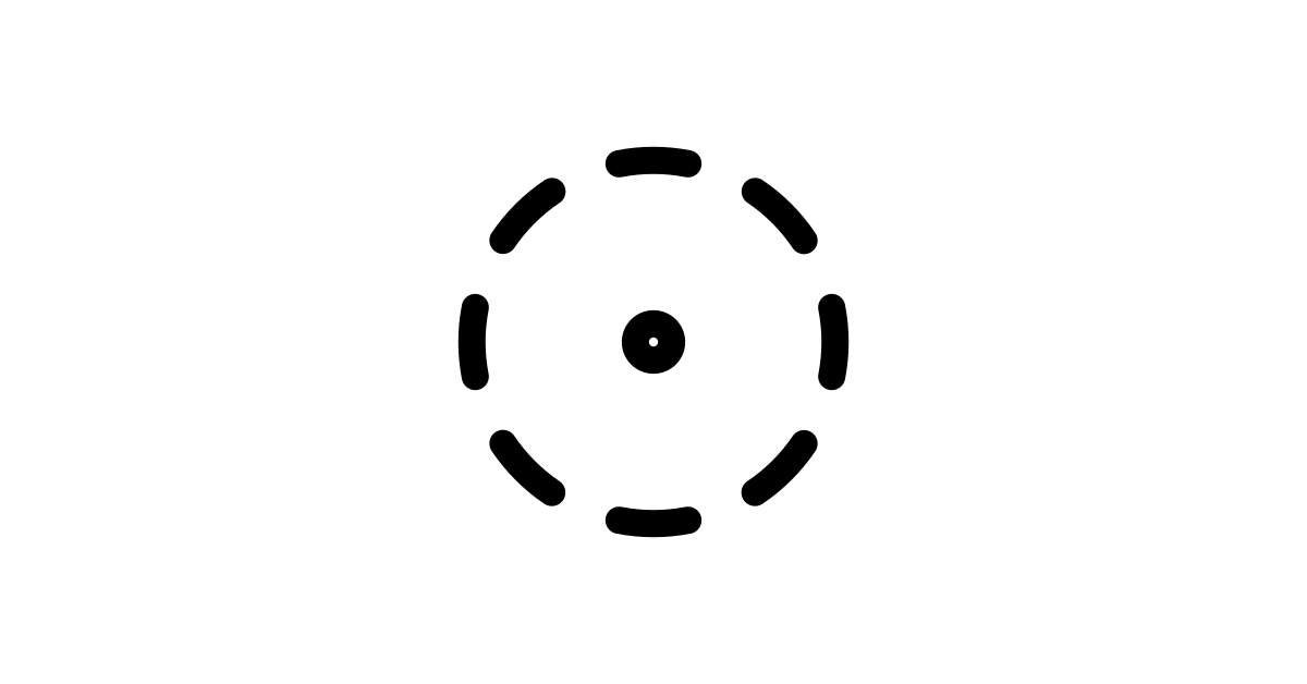 Circle Dot Dashed Icon SVG from Lucide
