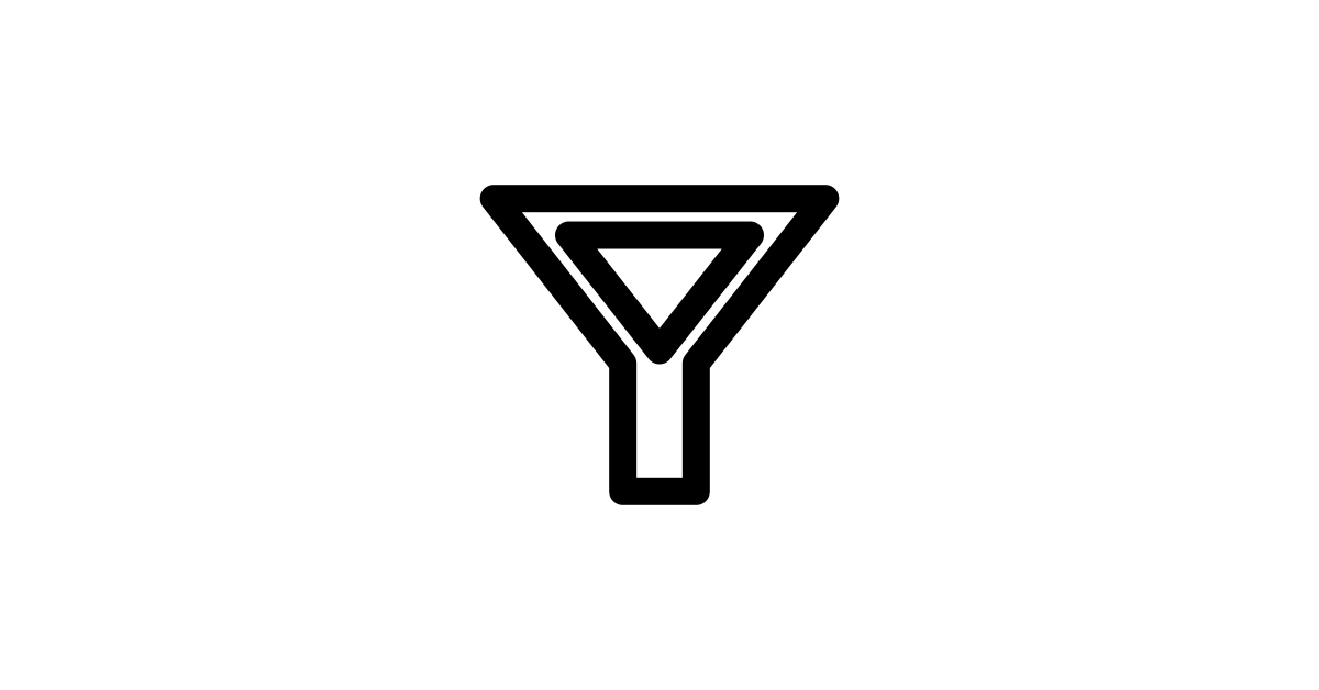 Filter Alt Outline Sharp React Icon SVG