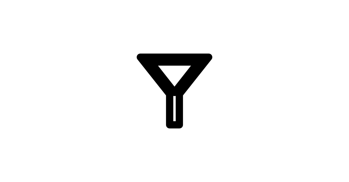 Filter Alt Outline Sharp React Icon SVG