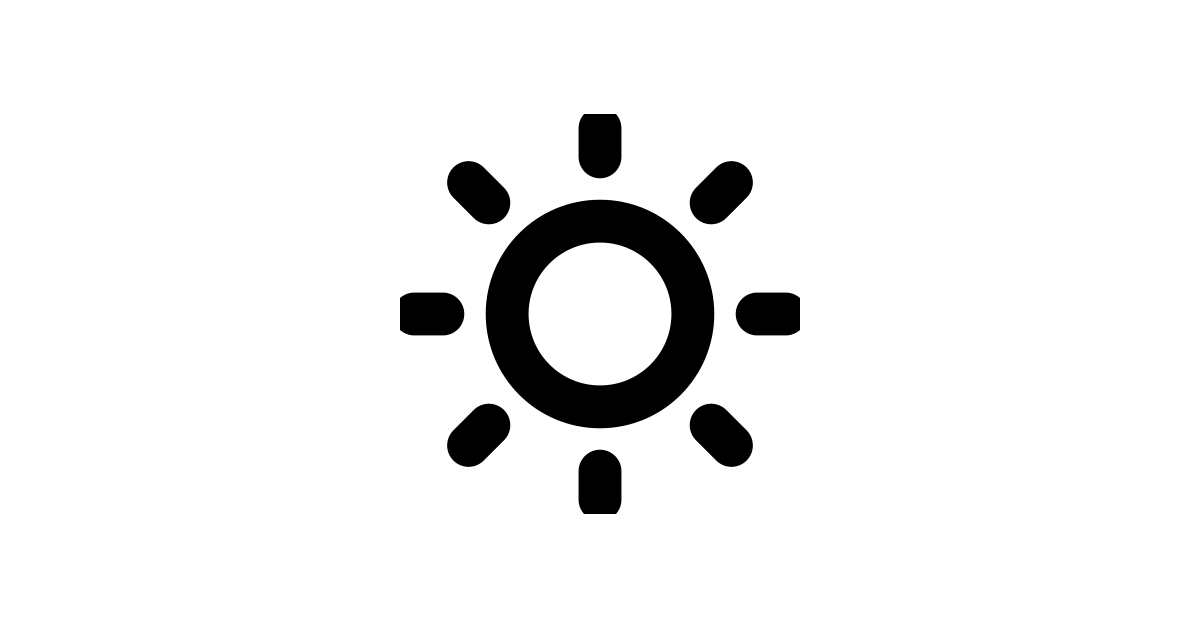 Interface Lighting Brightness 4 Bright Adjust Brightness Adjustment Sun ...