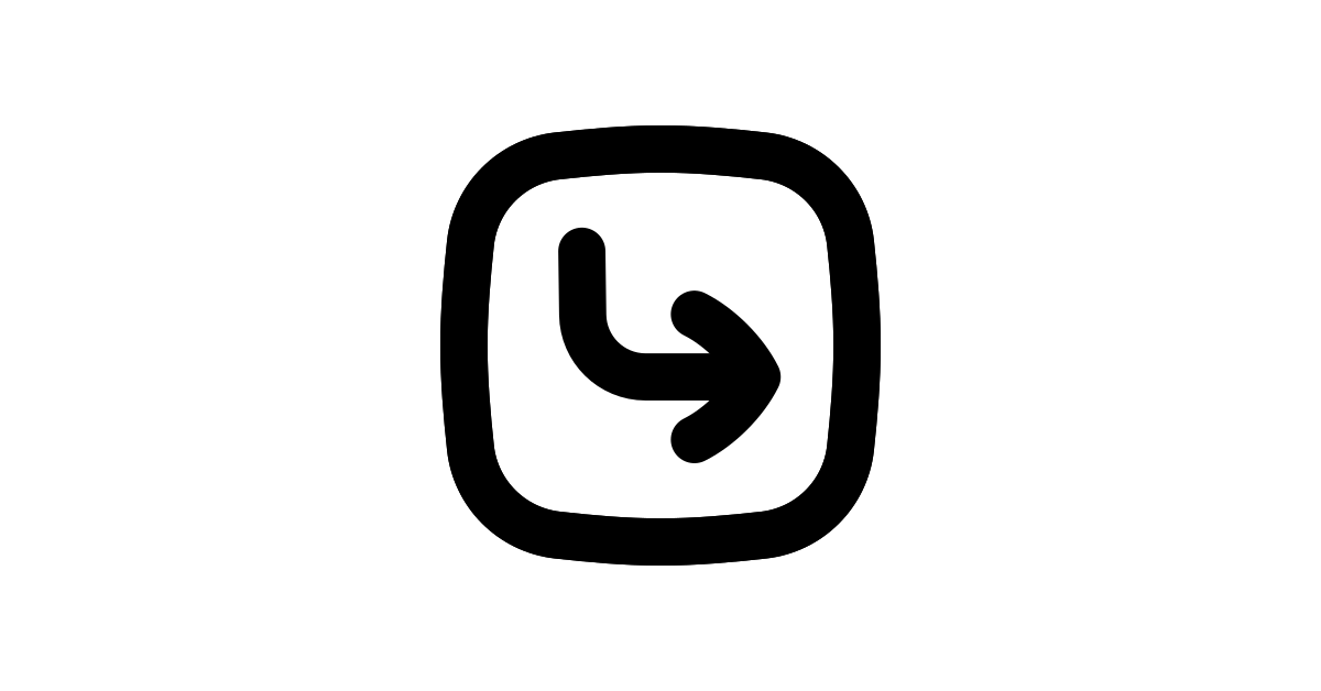 Return Square 2 React Icon SVG