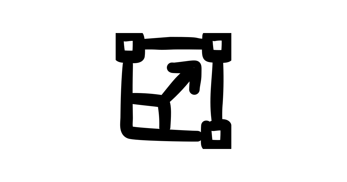 Resize Expand Arrow React Icon SVG