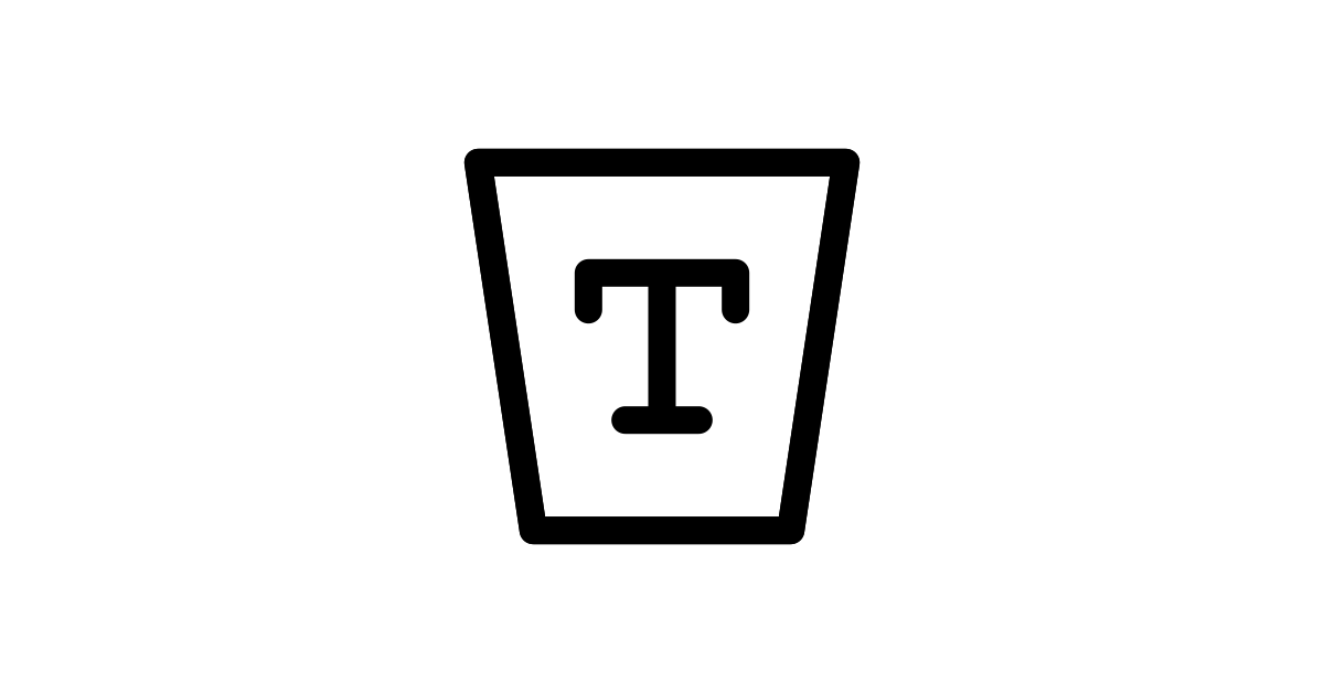 Type Area React Icon SVG