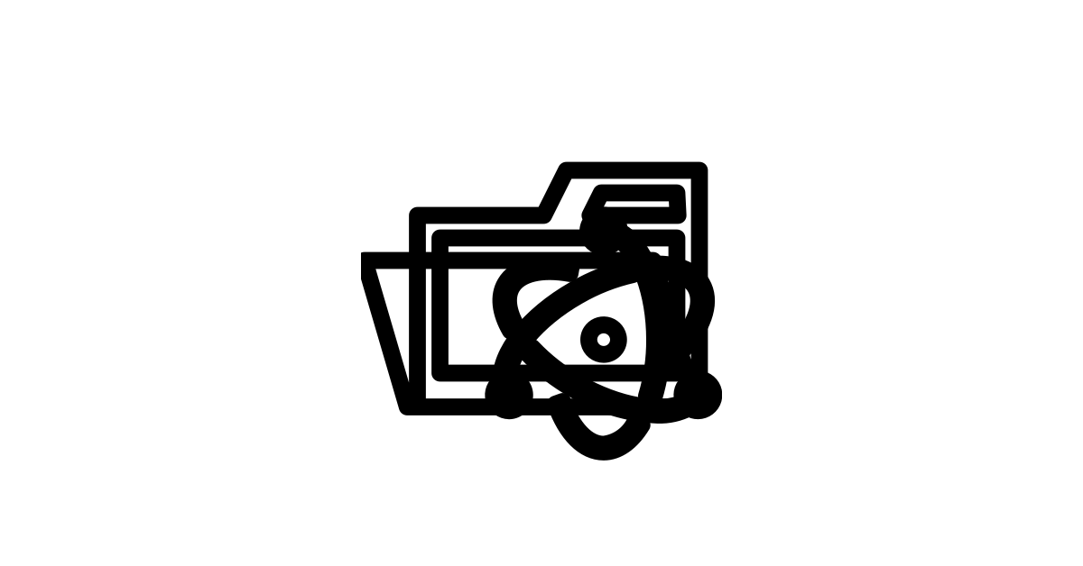 Folder Type Light Electron Opened React Icon SVG