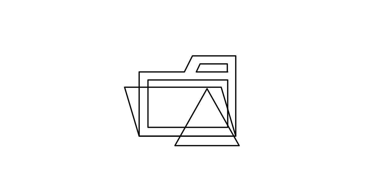 Folder Type Vercel Opened React Icon SVG