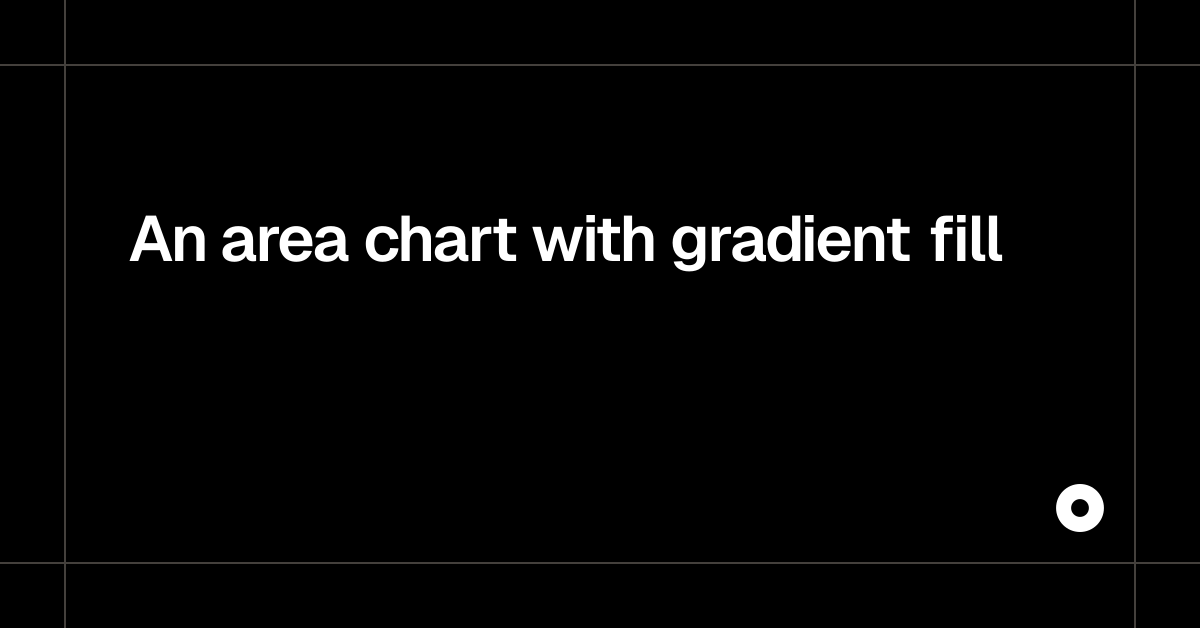 An area chart with gradient fill