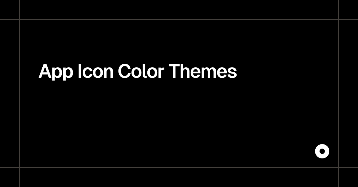 App Icon Color Themes